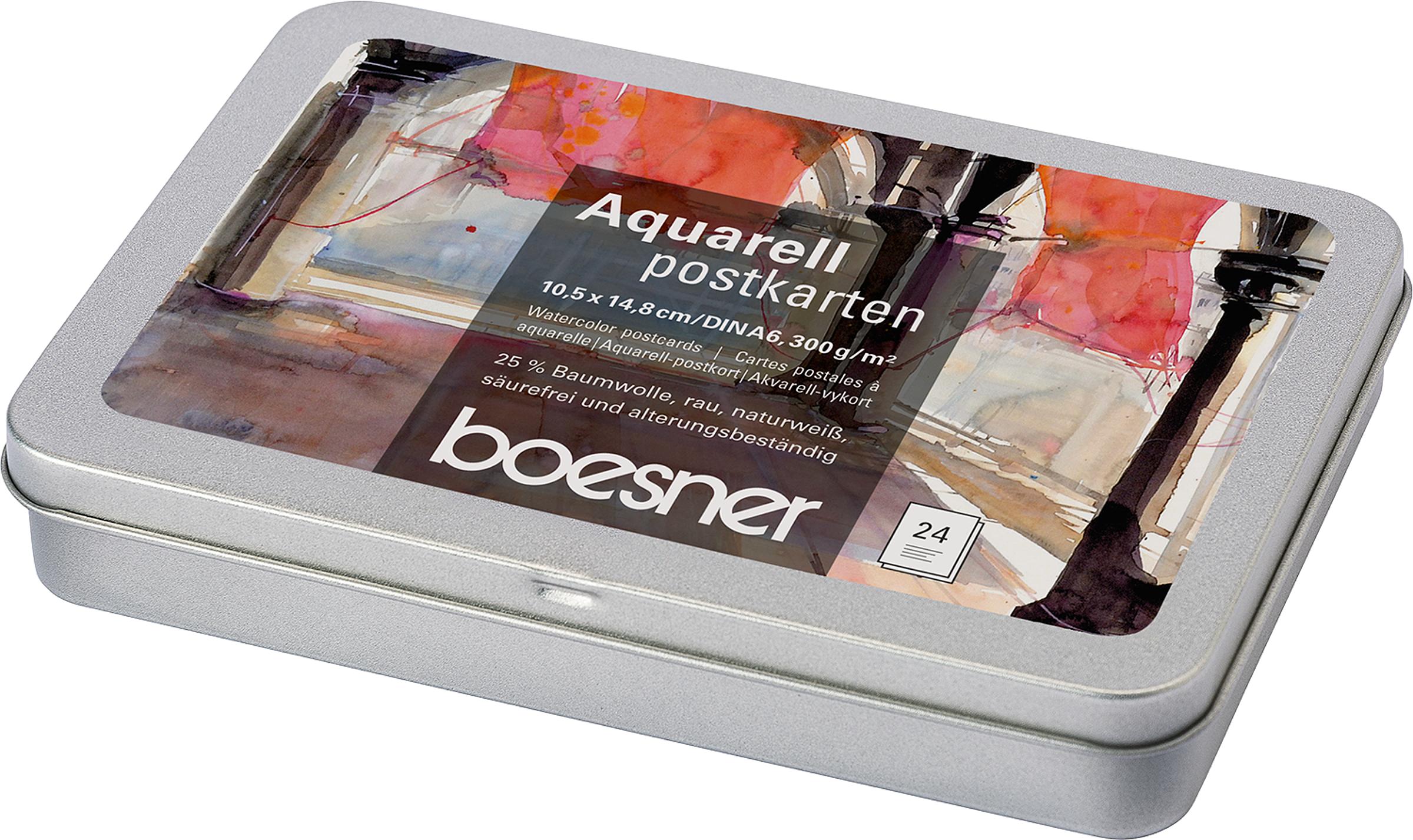 boesner Aquarell-Postkarten | boesner.dk