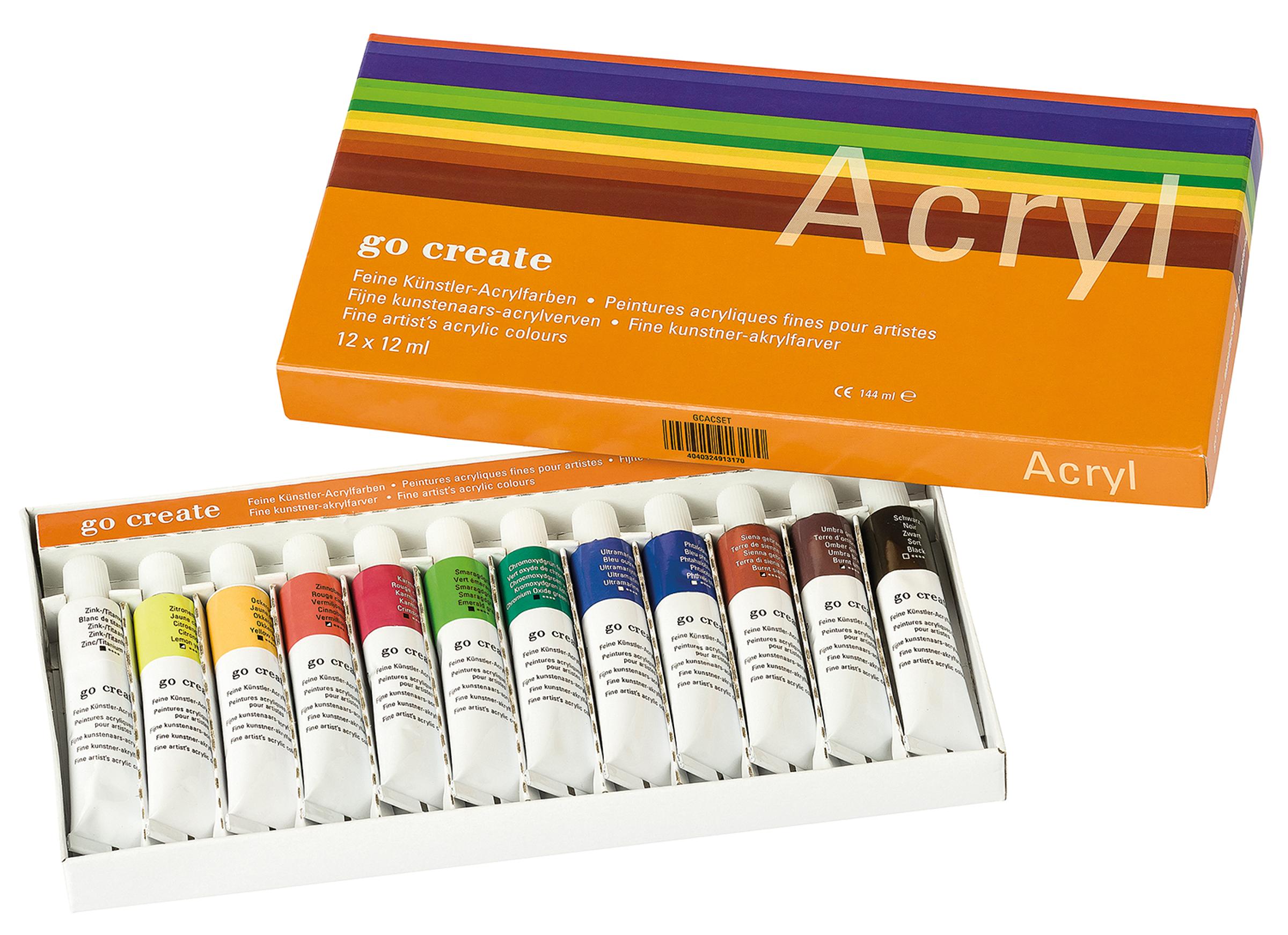 Go Create Acrylfarben-Set | boesner.dk